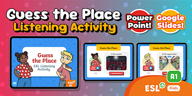 ESL Guess the Place Activity {Kids}