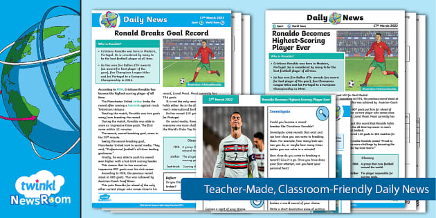 Ronaldo Becomes Highest-Scoring Player Ever: Reading Pack