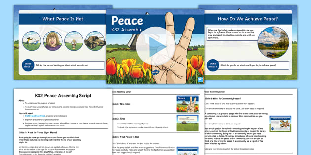 KS2 Peace Assembly Pack (teacher made) - Twinkl