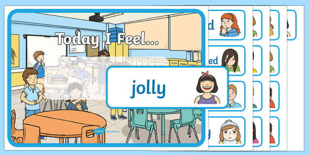 today i feel A4 Display Poster (Hecho por educadores)