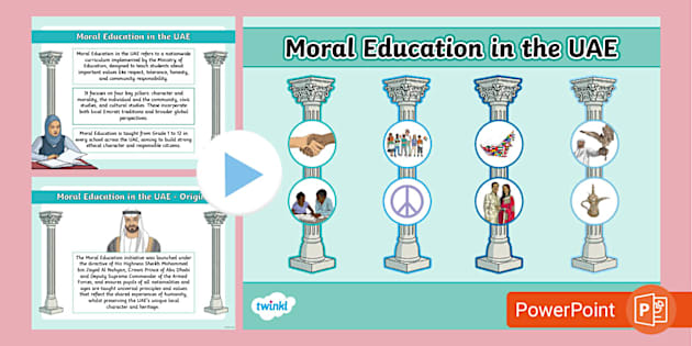 Moral Education In UAE | Information Presentation | Twinkl