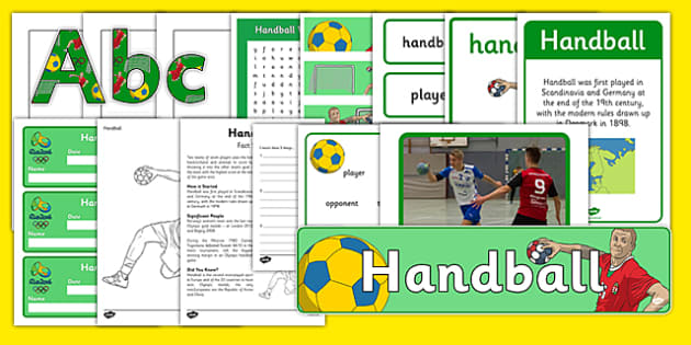 The Olympics Handball Resource Pack (teacher made)