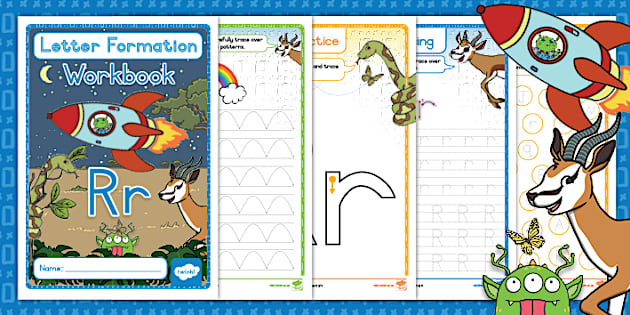 Grade 1 Letter Formation Workbook - Rr (teacher made)