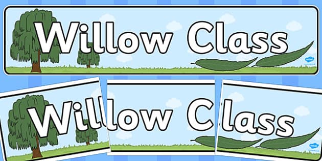 👉 Willow Class Display Banner