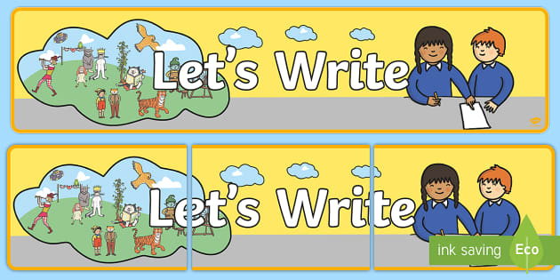 👉 Story Writing Display Banner (Teacher-Made) - Twinkl