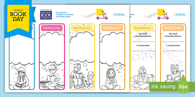 FREE! - Printable World Book Day Bookmarks - World Book Day - Twinkl