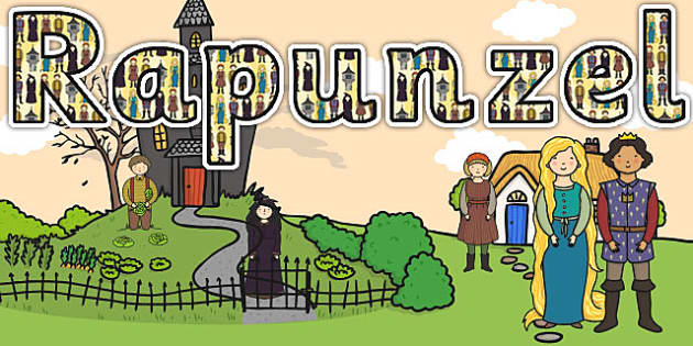 Rapunzel Title Display Lettering