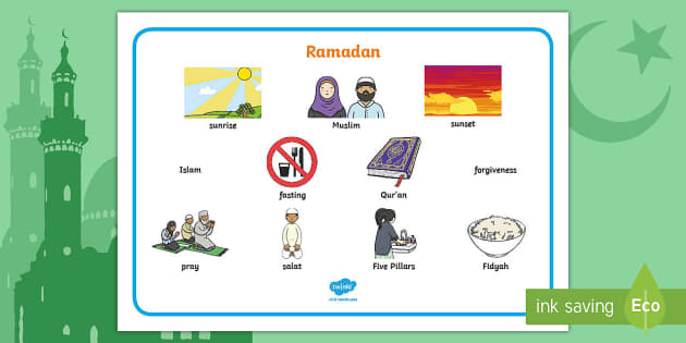 Ramadan Word Mat (teacher made)