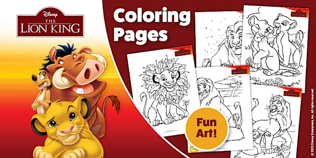 The Lion King: Coloring Pages