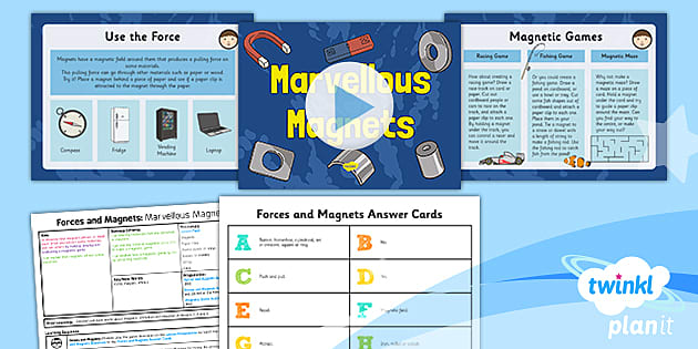 * NEW * Science: Forces and Magnets: Marvellous Magnets Year 3 Lesson ...