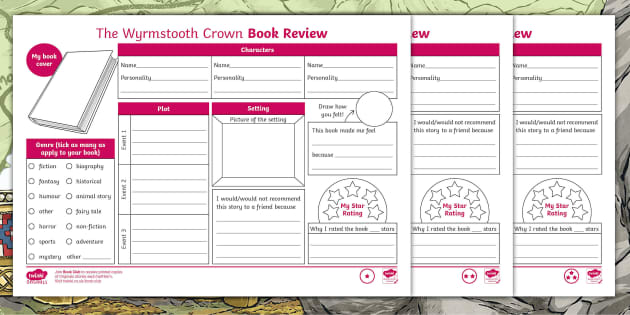 The Wyrmstooth Crown Differentiated Book Review - Twinkl