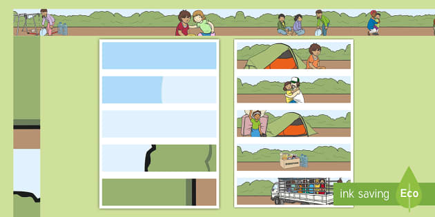 Refugee Cartoon Display Border | Refugee Week | Twinkl