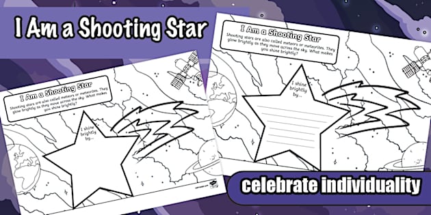 I Am a Shooting Star Activity Sheet