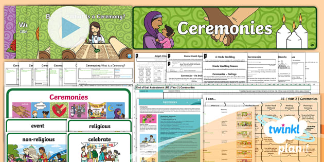 RE: Ceremonies Year 2 Unit Pack (l'insegnante ha fatto)