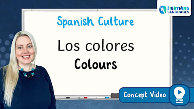 👉 Lightning Languages | Spanish | Colours Culture Concept Video