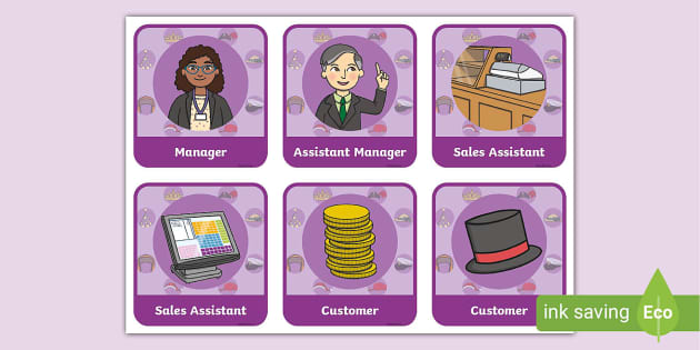 Hat Shop Role-Play Badges (teacher made) - Twinkl