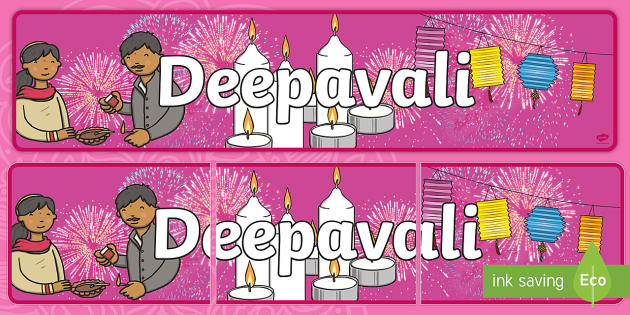 Deepavali Display Banner (Hecho por educadores) - Twinkl Deepavali Display Banner (Hecho por educadores) - Twinkl