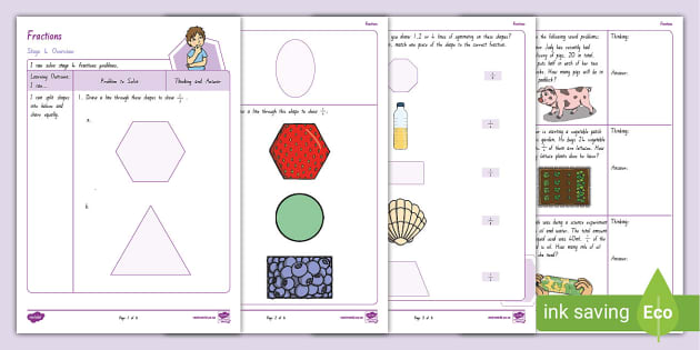 Stage 4 (Phase 1) Fractions Overview (Teacher-Made) - Twinkl Stage 4 (Phase 1) Fractions Overview (Teacher-Made) - Twinkl