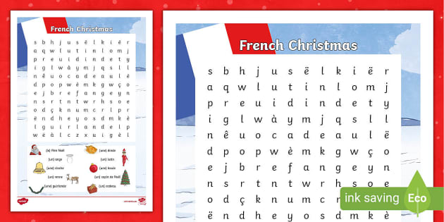 👉 French Christmas Word Search | KS2 French Teaching Resources