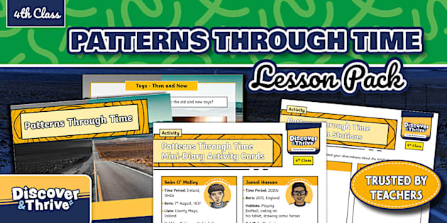 Patterns Through Time Activity Pack