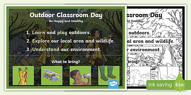 Outdoor Classroom Day Display Poster (teacher made) - Twinkl