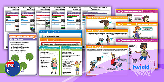Move PE Years 1-2 Physical Distanced Multiskills Unit Pack