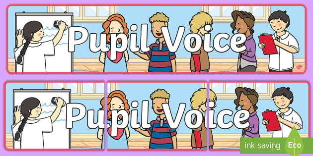 Pupil Voice Display Banner (l'enseignant a fait) - Twinkl
