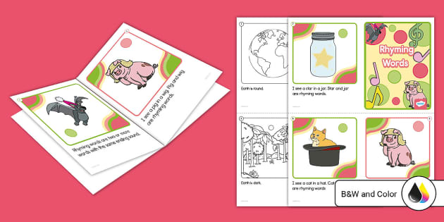 Rhyming Word Pairs Emergent Reader (teacher made) - Twinkl