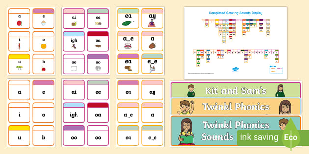 Level 5 Growing Sounds Display Pack (teacher made) - Twinkl