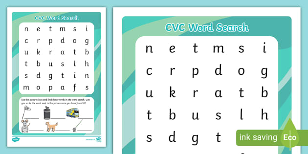 CVC Word Search Activity | Twinkl (teacher made) - Twinkl
