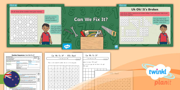 Level 1 Number Sequences: Counting To and From 100 Lesson 1