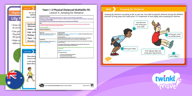 Lesson 5: Jumping for Distance Lesson Pack (teacher made)