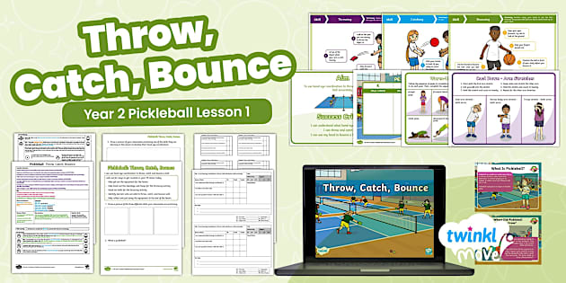 Move PE F-2 Pickleball Lesson 1: Throw, Catch, Bounce