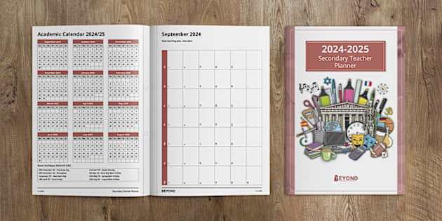 Secondary Teacher Planner 2024/25 (teacher made) - Twinkl