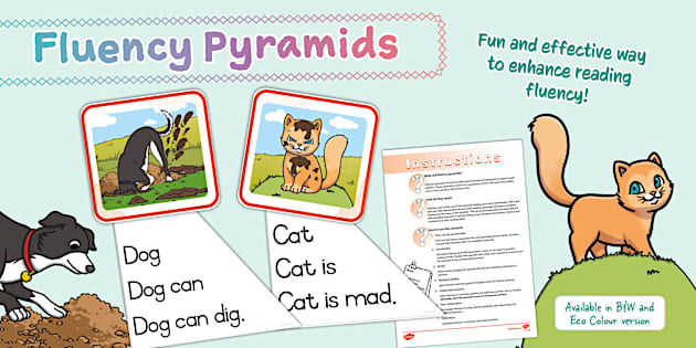 FP Phonics - Cat and Dog Decodable Readers - Fluency Pyramid (CAPS)