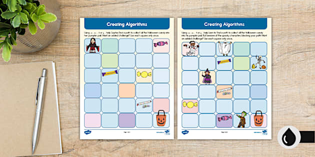 Halloween-Themed Coding Unplugged: Creating Algorithms Halloween-Themed Coding Unplugged: Creating Algorithms