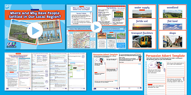 Geo Wonderers LKS2: Settlements Lesson Pack 3 (teacher made)