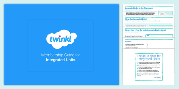 FREE! - Integrated Units User Guide - Primary Teaching - Twinkl