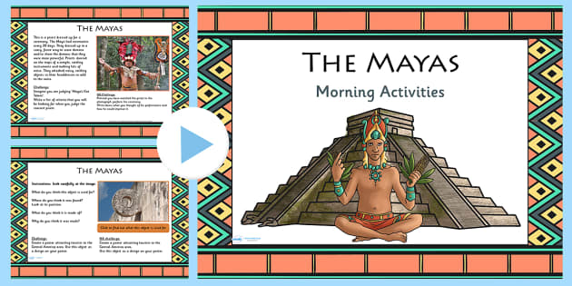 1 Week Maya Civilization Themed Morning Activities LKS2 - mayans