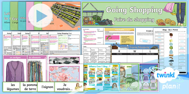 Going Shopping In French | Primary Resources | KS2 French