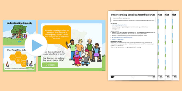 Equality and Fairness Assembly Pack - Primary Resources