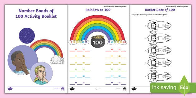 Number Bonds To 100 Home Learning Booklet Twinkl Number Bonds To 100 Home Learning Booklet Twinkl