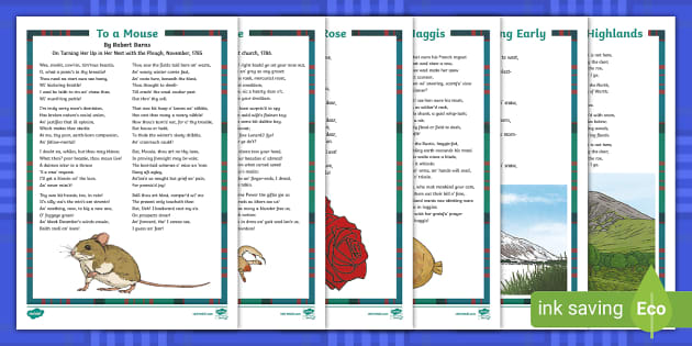 Robert Burns Poetry Collection (teacher made) - Twinkl