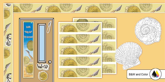 Let's "Dig In" To Learn Door Decorating Pack (teacher made)