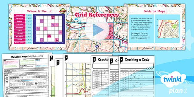 KS2 Grid References Lesson Plan 4 Geography