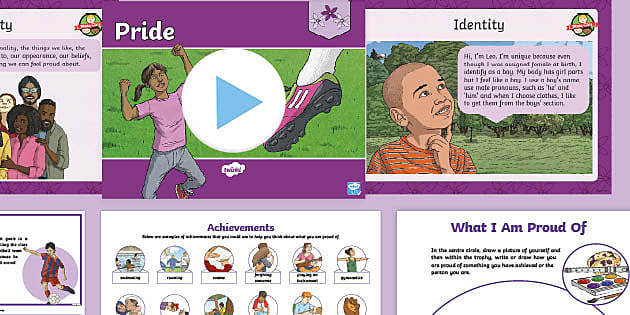 PSHE and Citizenship LKS2 Be Yourself Lesson 1: Pride Lesson Pack