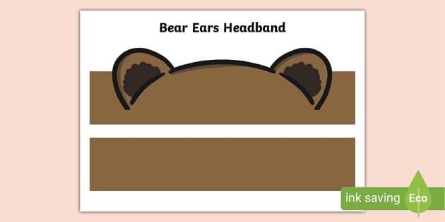 Bear Ears Headband teacher Made 