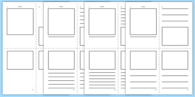 FREE Mini Book Template Mini Book Booklet Pamphlet Template