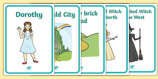 Wizard of Oz Display Posters (teacher made) - Twinkl
