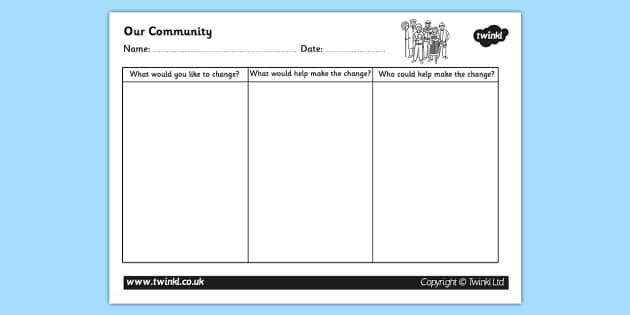 Making Changes Happen in the Community Writing Frame